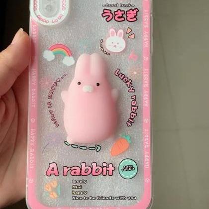 Kawaii Cute 3d Pink Rabbit Phone Case,iphone 13 Case Iphone 7 8 Plus ...